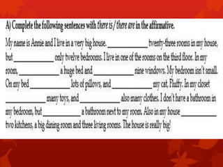 The use of THERE IS - THERE ARE | PPT