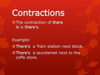 The use of THERE IS - THERE ARE | PPT