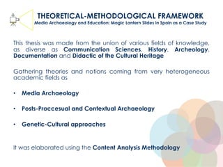 Presentación Tesis "Media Archaeology and Education: Magic Lantern ...