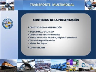Presentacion transporte multimodal | PPT