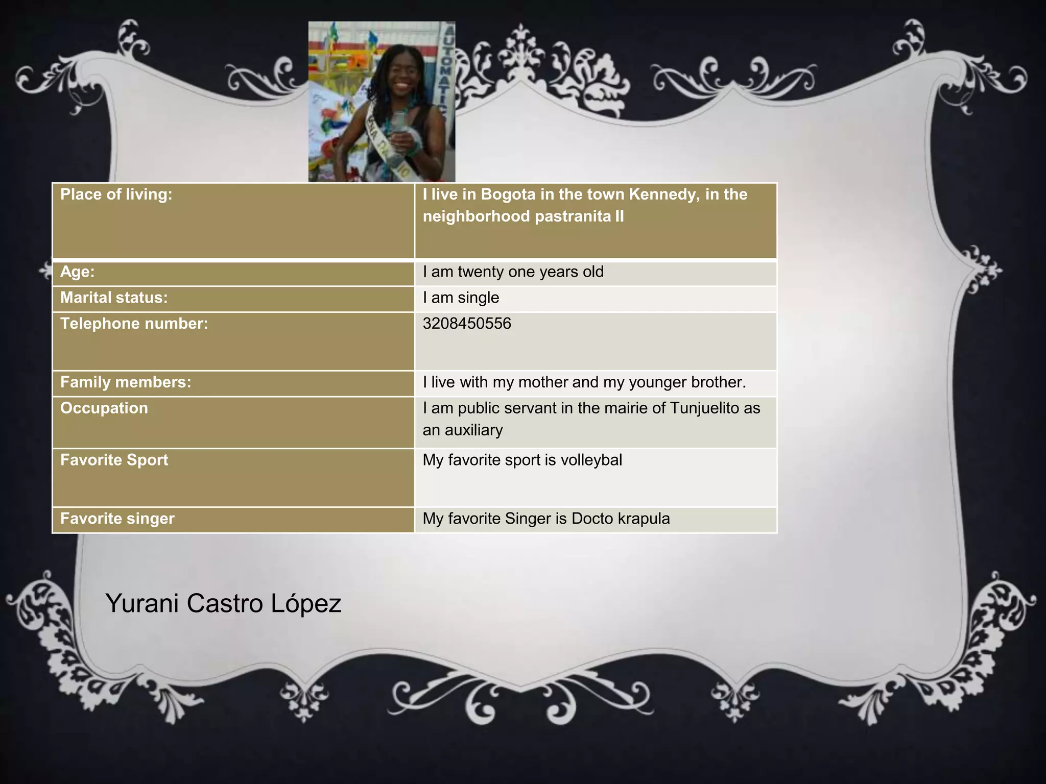 actividad 1 de ingles 0 yurani castro | PPTX
