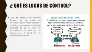 LOCUS DE CONTROL | PPTX