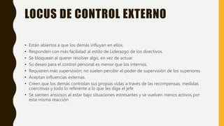 LOCUS DE CONTROL | PPTX