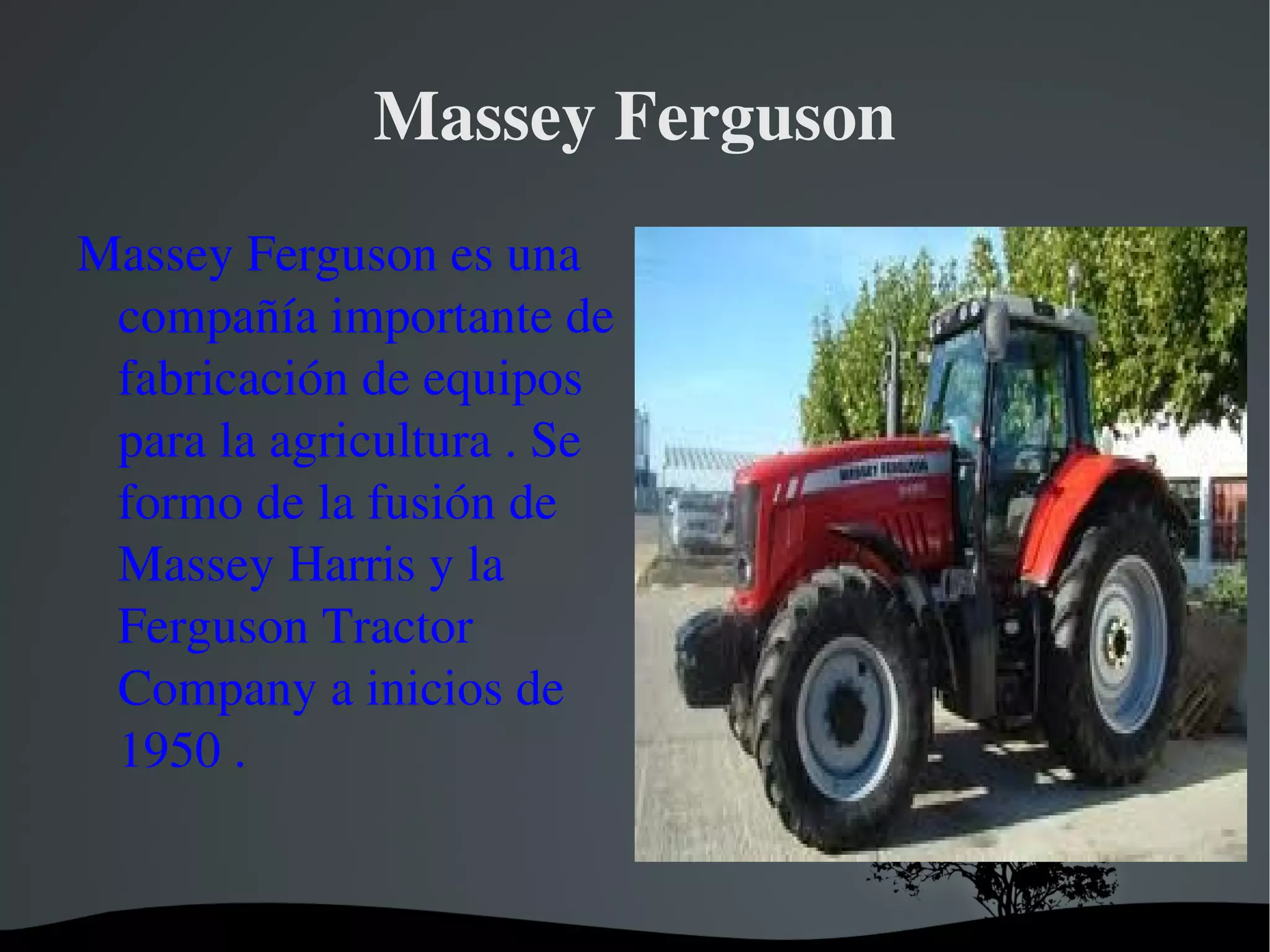 Los tractores y sus marcas | PPT