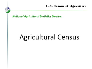 US - Census of Agriculture | PPT
