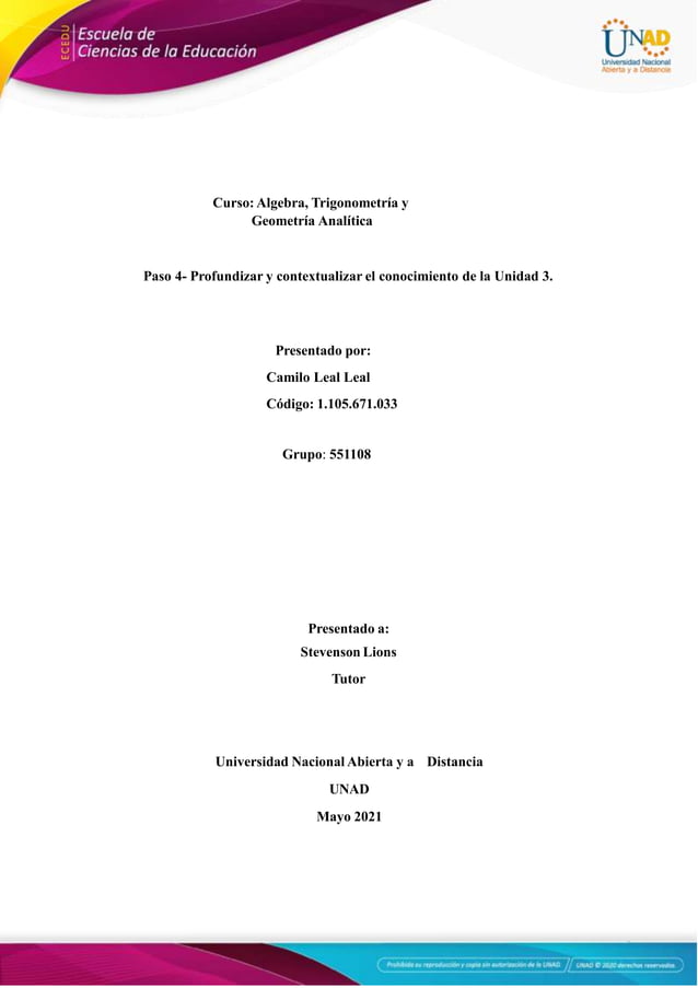 Presentacion unidad 4 | PDF