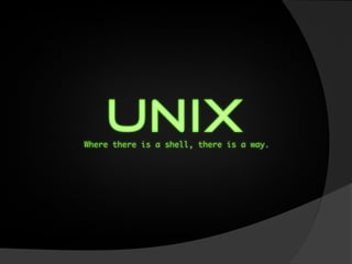 sistema operativo unix | PPT
