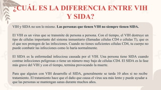 Presentacion VIH-SIDA PowerPoint para exposiciones | PDF