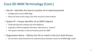 SD-WAN Catalyst a brief Presentation of solution | PPTX