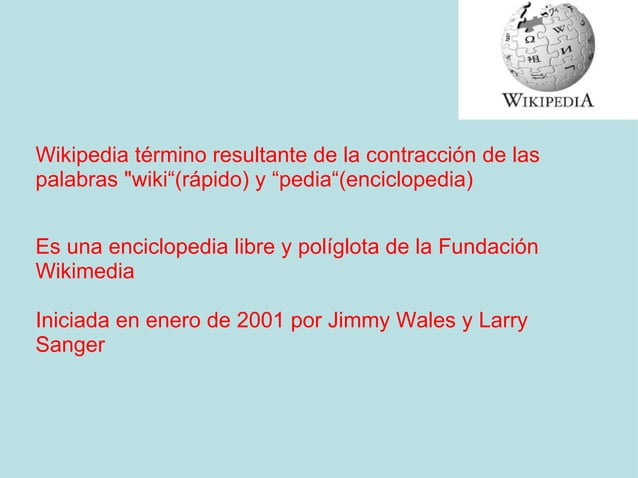 Presentacion wikipedia. | PPT