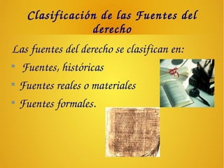 Fuentes Del Derecho | PPT