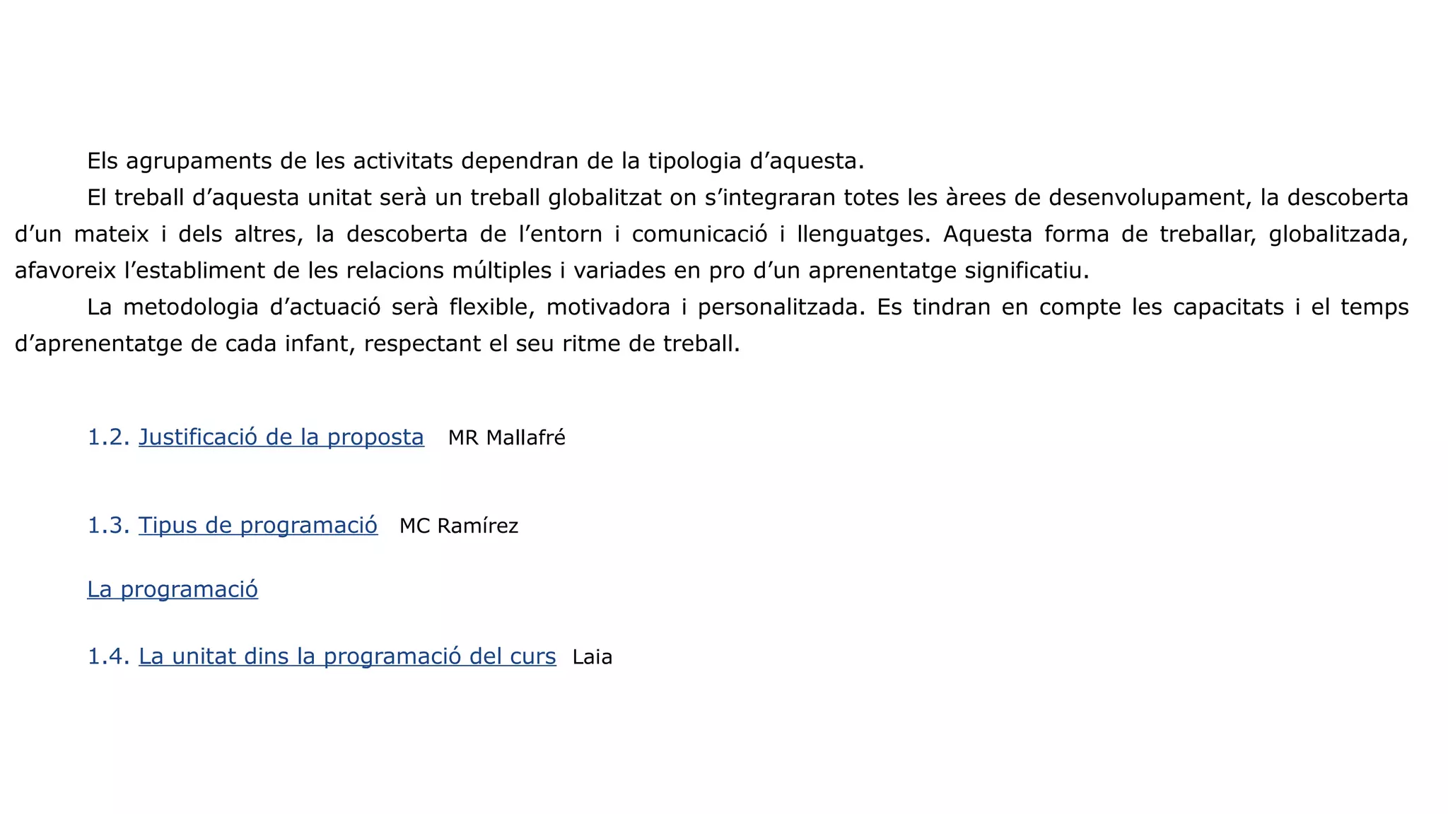 Presentacio projecte | ODP