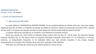 Presentacio projecte | ODP