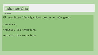 La vida dels romans | PPTX