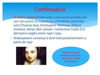 Vida i obra de William Shakespeare | PPTX