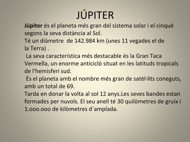 Presentació sistema solar. 5è A. Escola Tiana | PPT