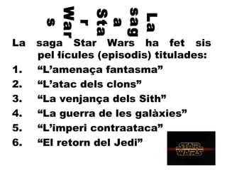 Presentació star wars | PPT