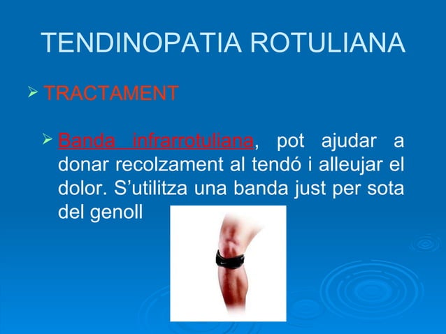 Presentació tendinopatia rotuliana | PPT