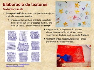 Presentació textura | PPTX