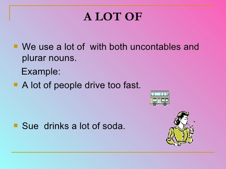 PresentacóN De Some, Any And A Lot Of