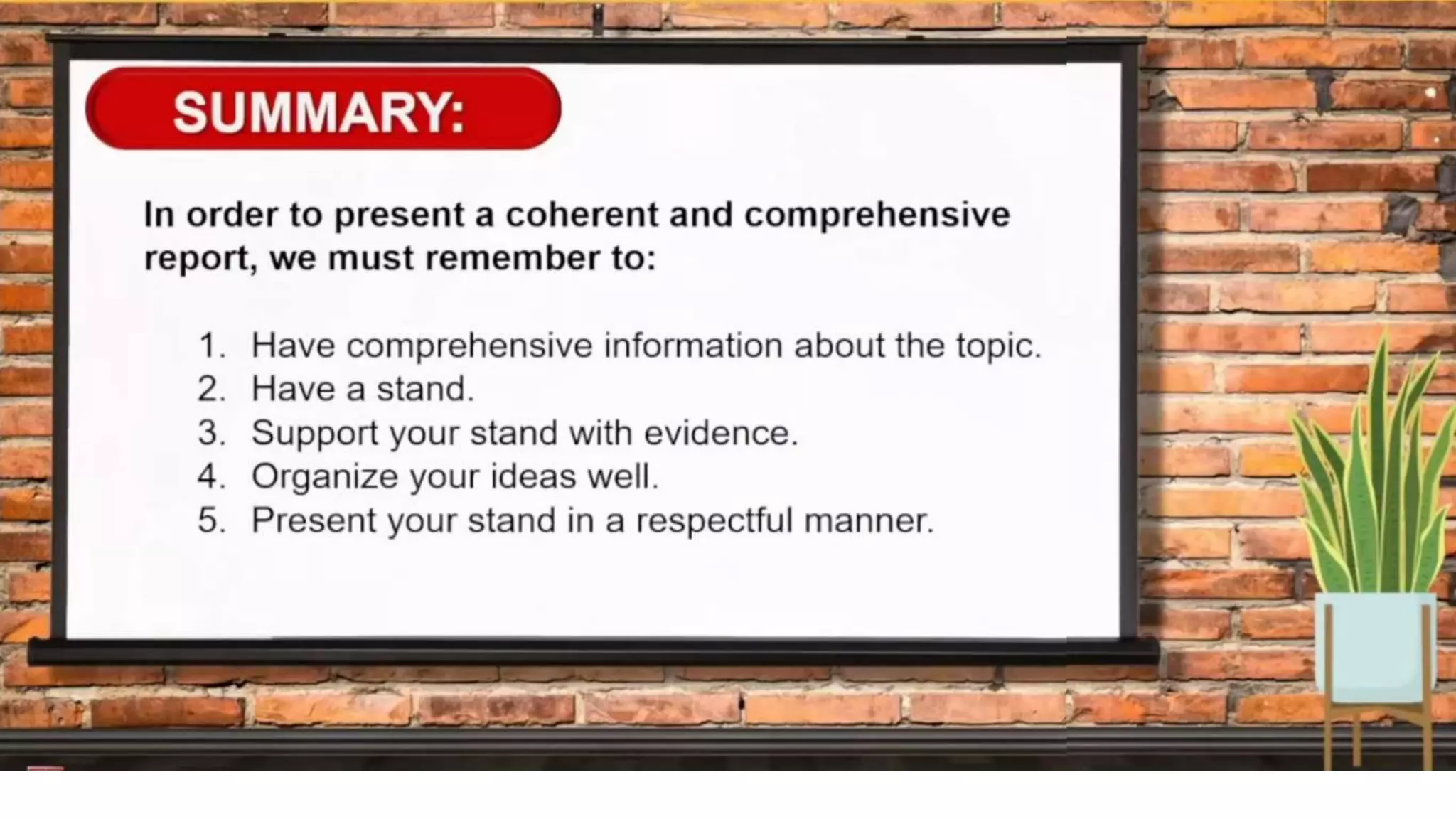 Present a coherent, comprehensive report on differing viewpoints on an ...