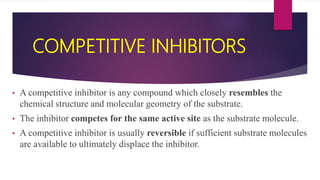 Presentation of Enzyme inhibitaion | PPTX