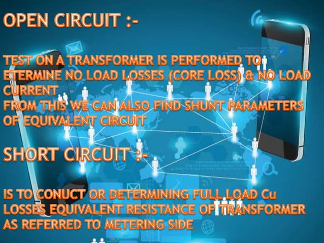 Open circuit and Short circuit Test Presentaion | PPTX