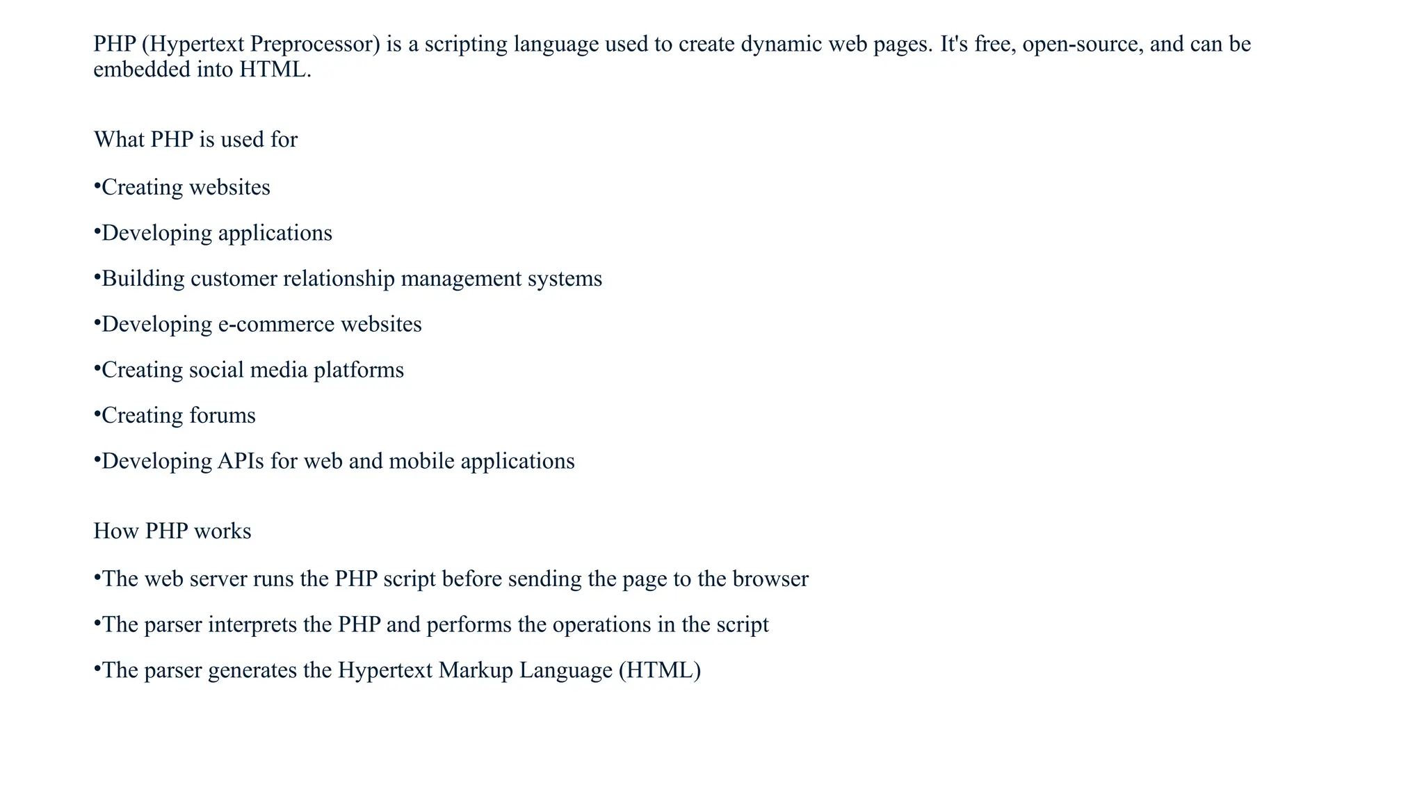 hyper text preprocessor presentation.pptx