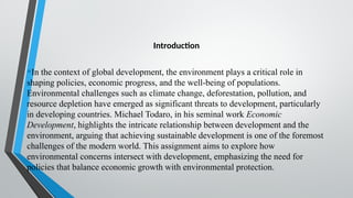 presentaion . -environment and development | PPTX