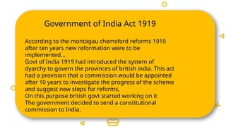 Simon Commission in the history of Pakistan | PPT