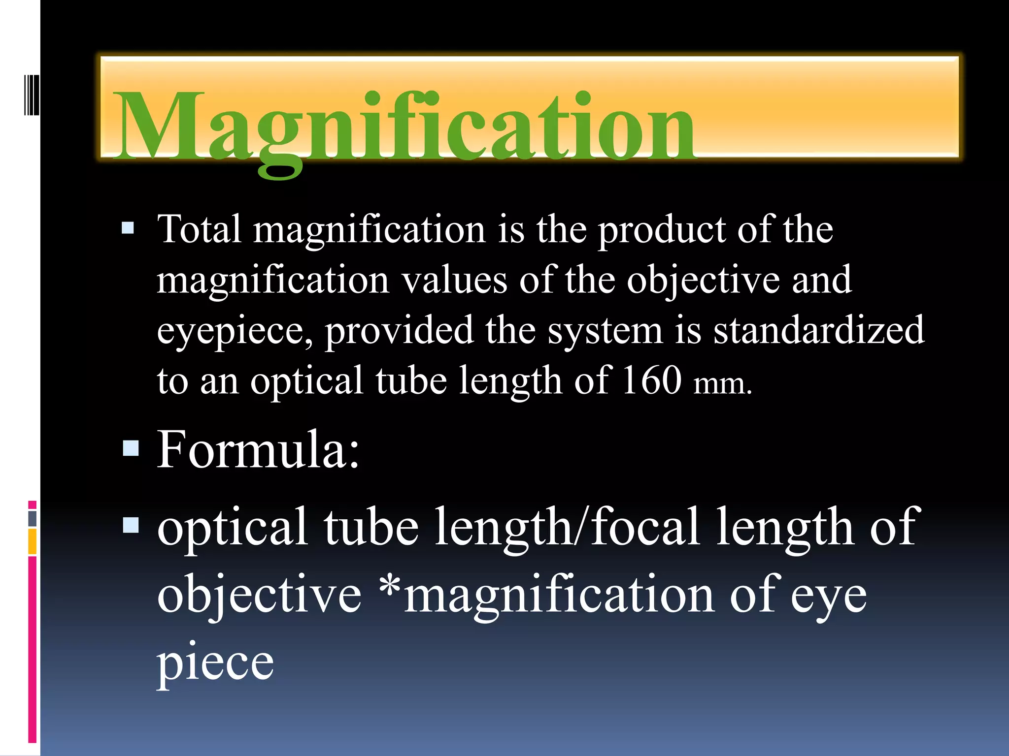 magnification and illumination of microscopes | PPTX