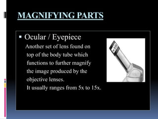 magnification and illumination of microscopes | PPTX