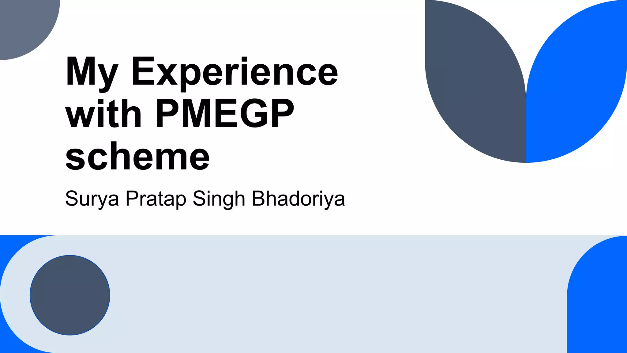 My experience with PMEGP scheme.pptx