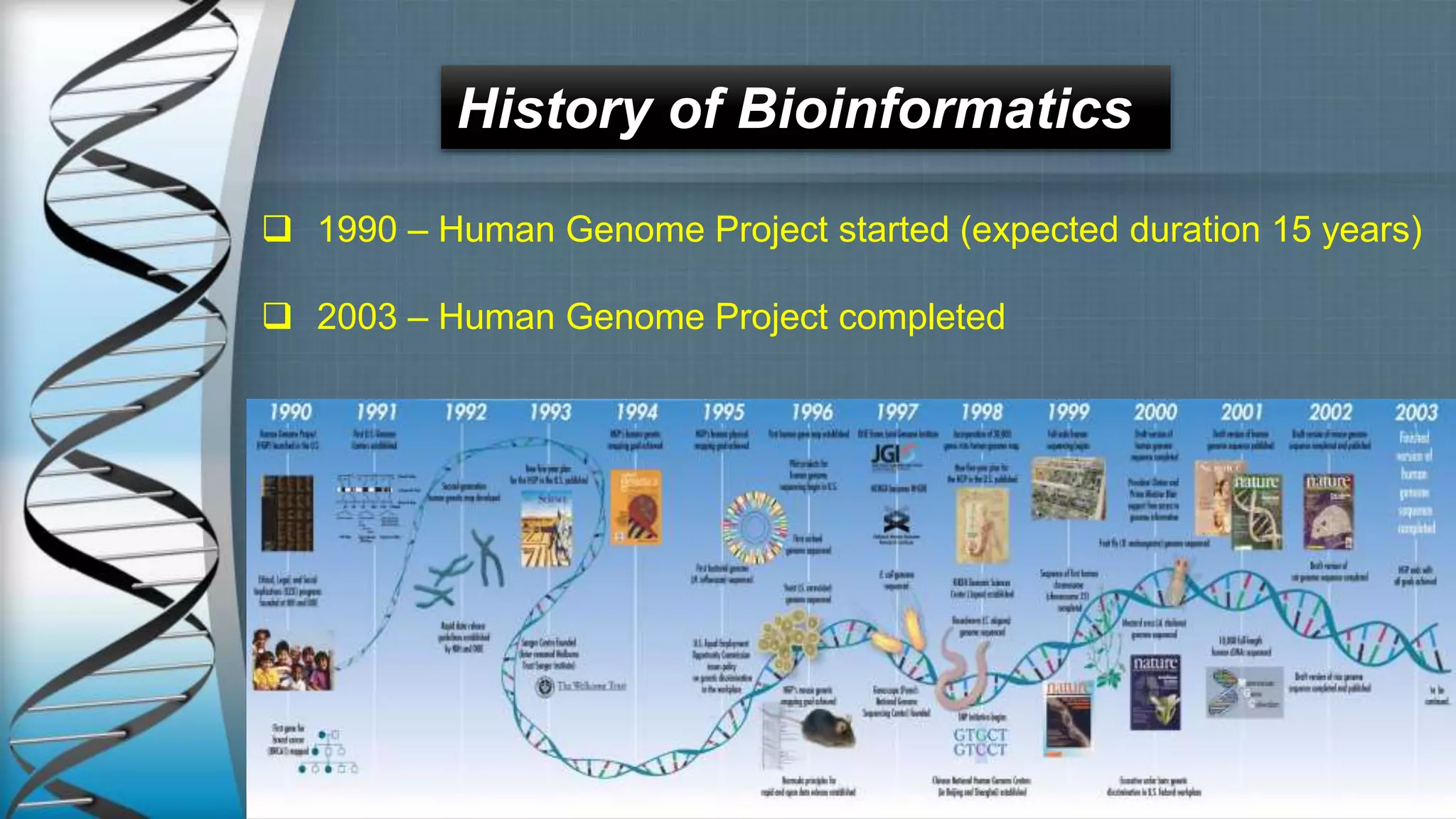 Bioinformatrics and it's application | PPSX