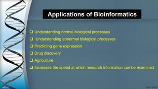 Bioinformatrics and it's application | PPSX