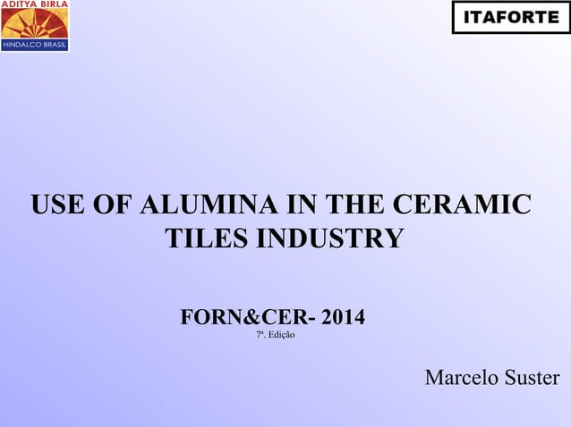 Calcined alumina in ceramic tiles | PDF