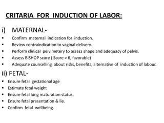 Presentaion induction of labour | PPTX
