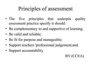 Assessment, measurement and Evaluation .pptx