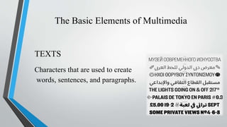 Multimedia, Photojournalism, layout and design | PPTX