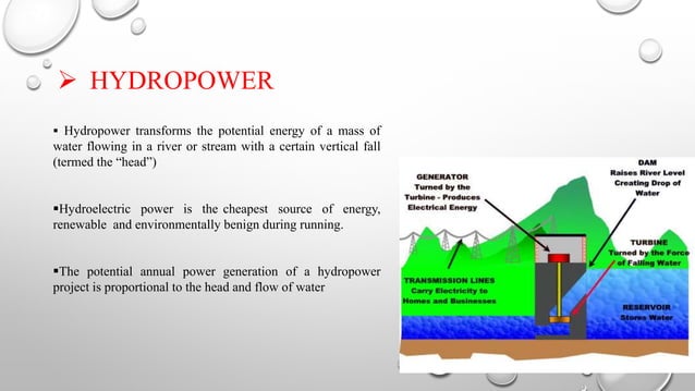 TYPES OF HYDRO POWER PLANTS | PPTX
