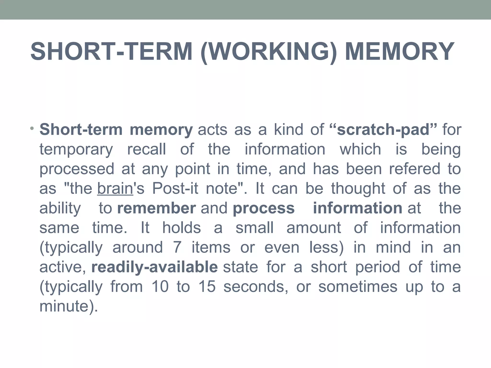 types of memory | PPT
