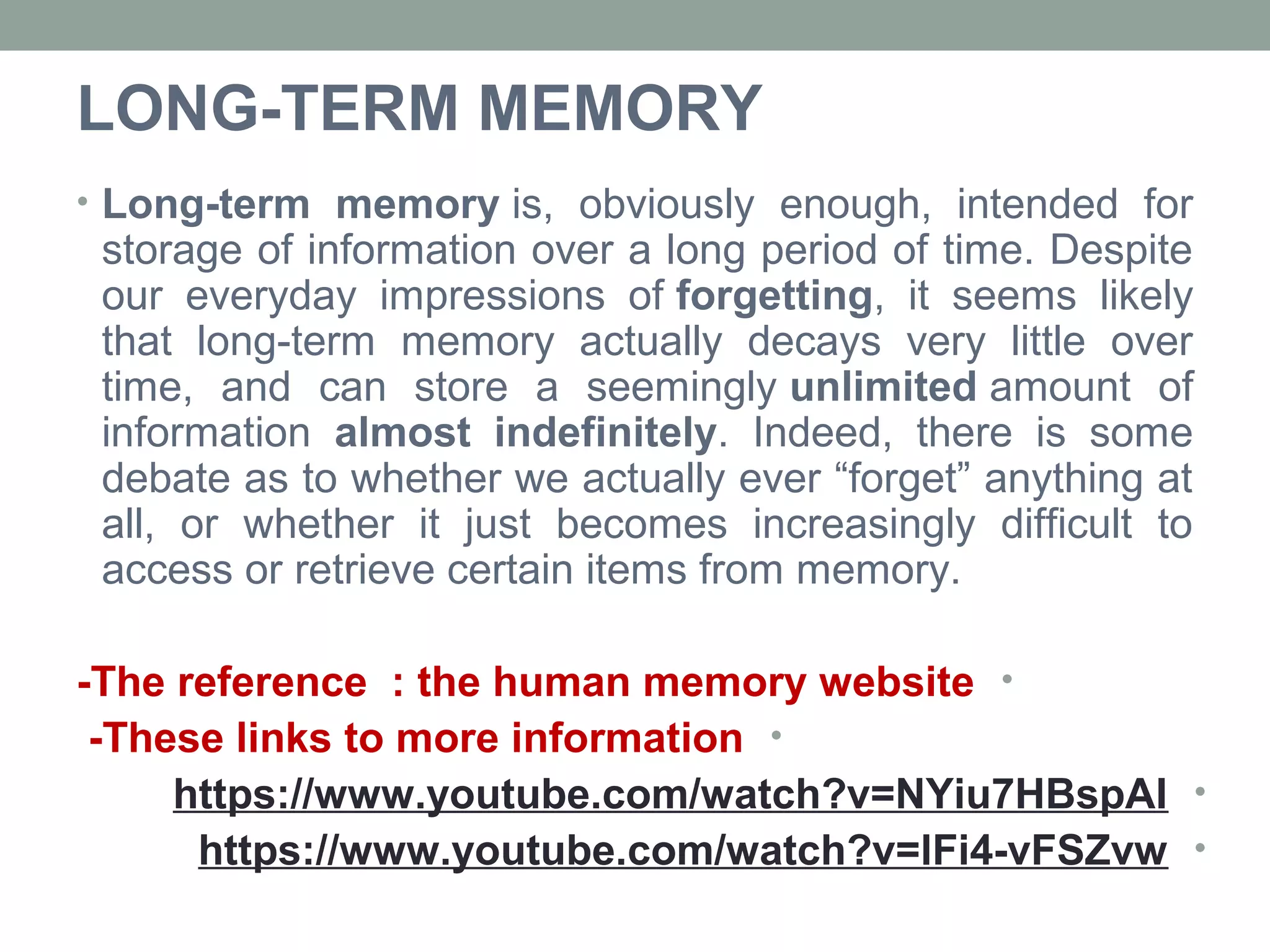 types of memory | PPT