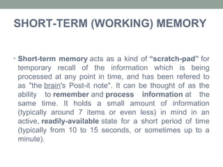 types of memory | PPT