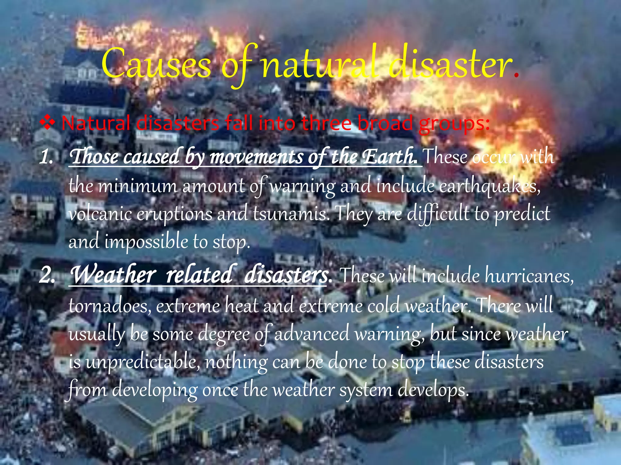 Presentaion on natural hazards | PPTX