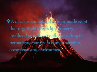 Presentaion on natural hazards | PPTX