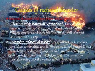Presentaion on natural hazards | PPTX