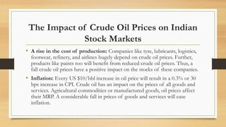 Presentation on oil trend and its impact | PPTX