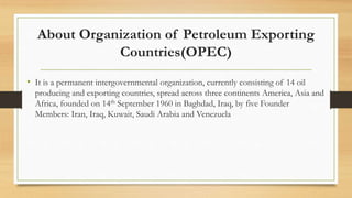 Presentation on oil trend and its impact | PPTX