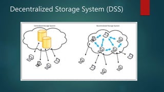 Decentralized Storage Systems | PPT