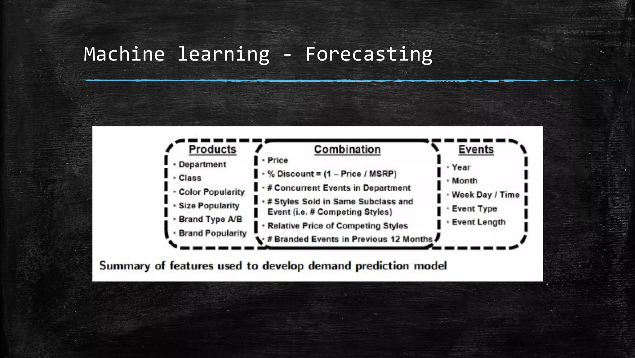 Machine learning ~ Forecasting | PDF